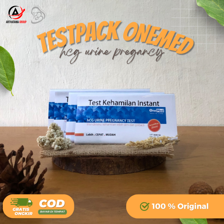 Tes Kehamilan Test Pack One Med hCG Urine Pregnancy Test pack OneMed ...