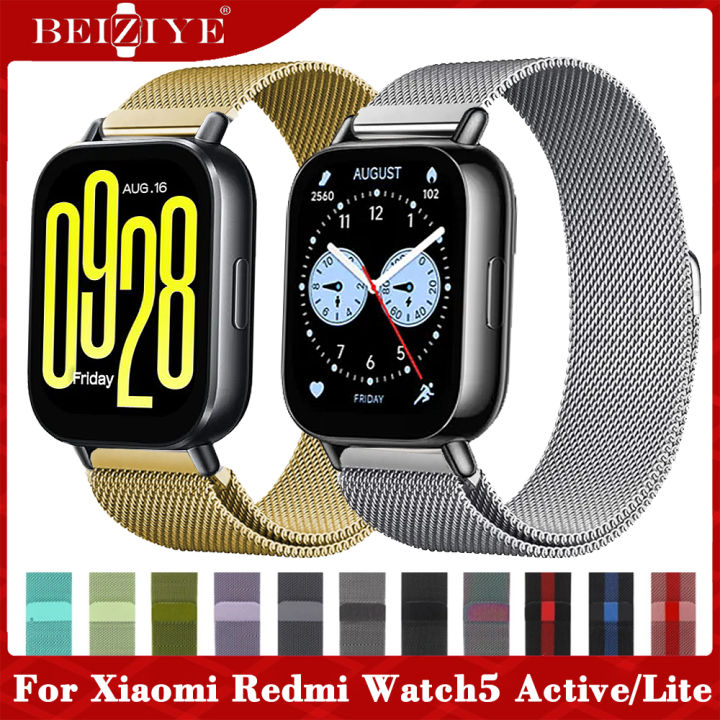 Metal Strap for Xiaomi Redmi Watch 5 Active Stainless Steel Luxury Band ...