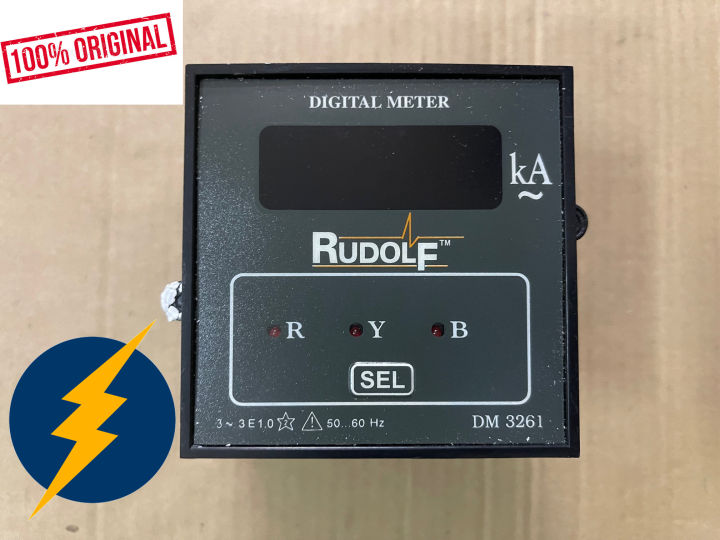 RUDOLF DM3261 1200/5A 240V DIGITAL AMMETER DM1200/5A Bridex | Lazada