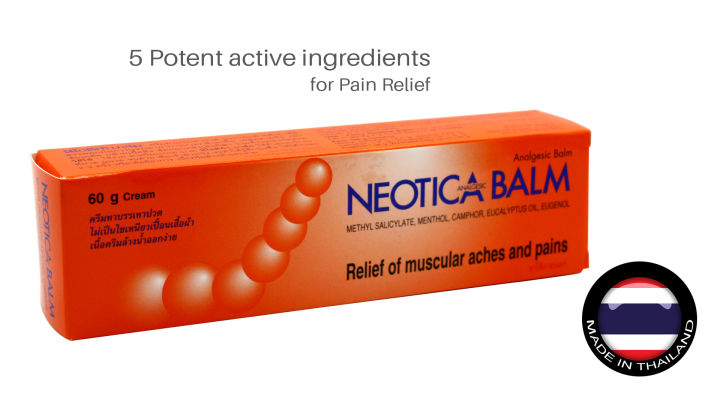 NEOTICA BALM RELIEF OF MUSCULAR ACHES & PAIN 100G | Lazada Singapore