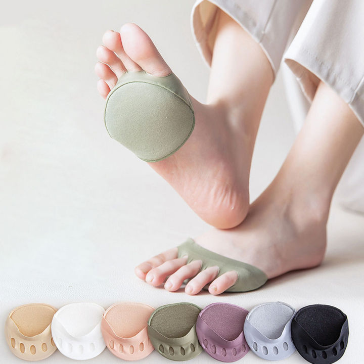 Creative Five Toes Forefoot Pads Women High Heels Half Insoles Calluses ...