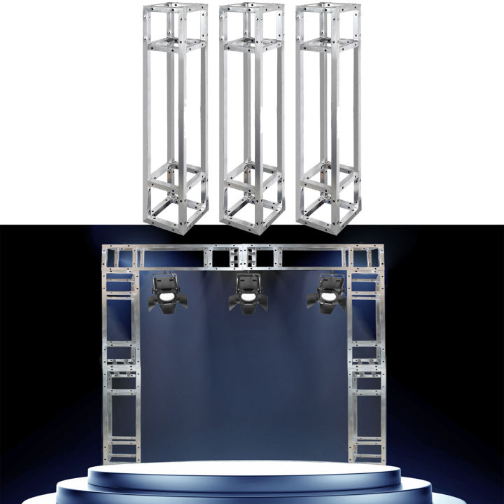 โครงทรัส โครงถัก 1 เมตร Truss Segment 3 Pack Silver Square Box Truss ...