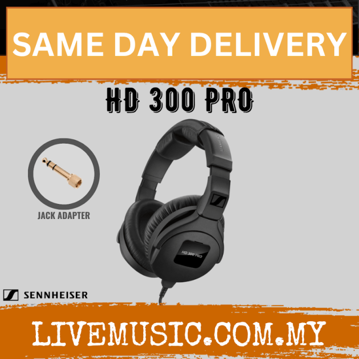 Sennheiser HD 300 PRO Closed-back Professional Monitor Headphones ...
