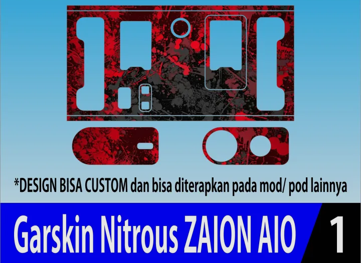 ⭐⭐⭐⭐⭐ Garskin ZAION Red Black full body stiker pelindung murah | Lazada ...