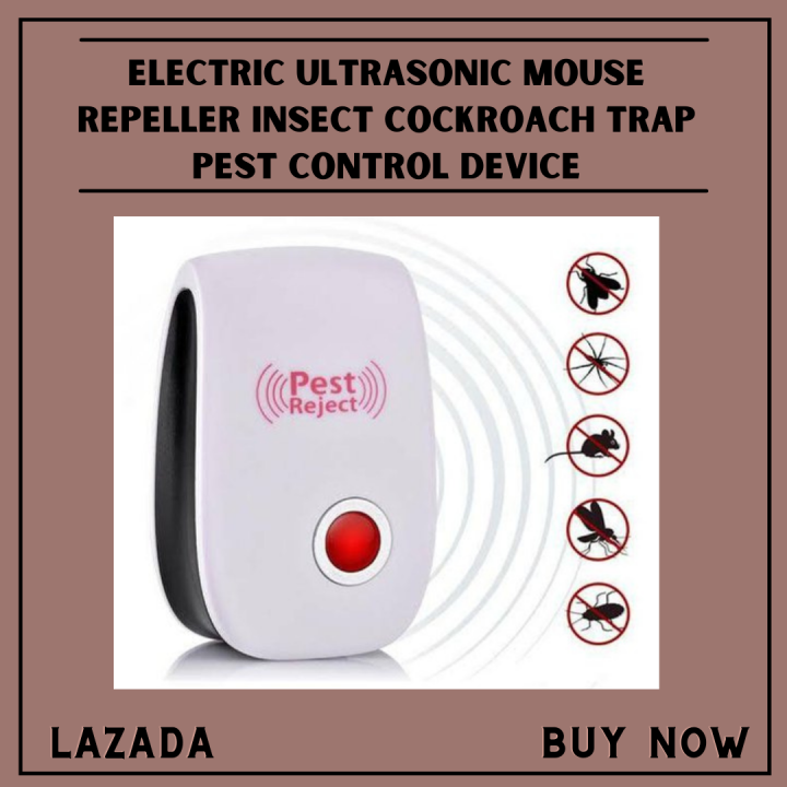 Best Sales Electric Ultrasonic Mouse Repeller Insect Cockroach Trap ...