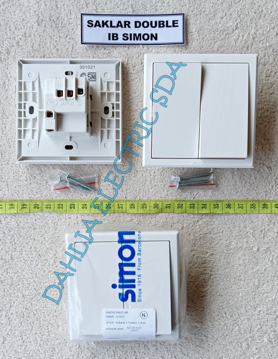 SAKLAR SERI (DOUBLE) IB SIMON | Lazada Indonesia