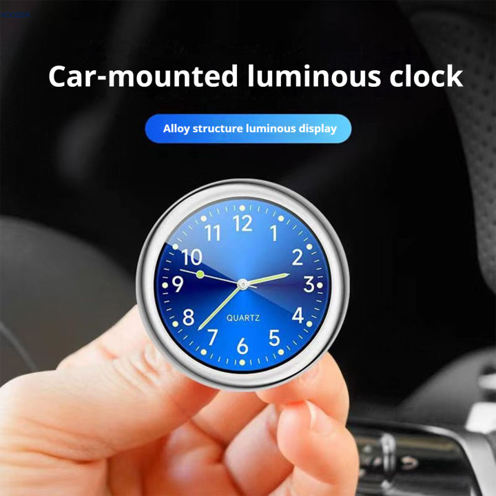 40mm Car Clock Digital Quartz Dashboard Outlet Decor with Glow Display ...