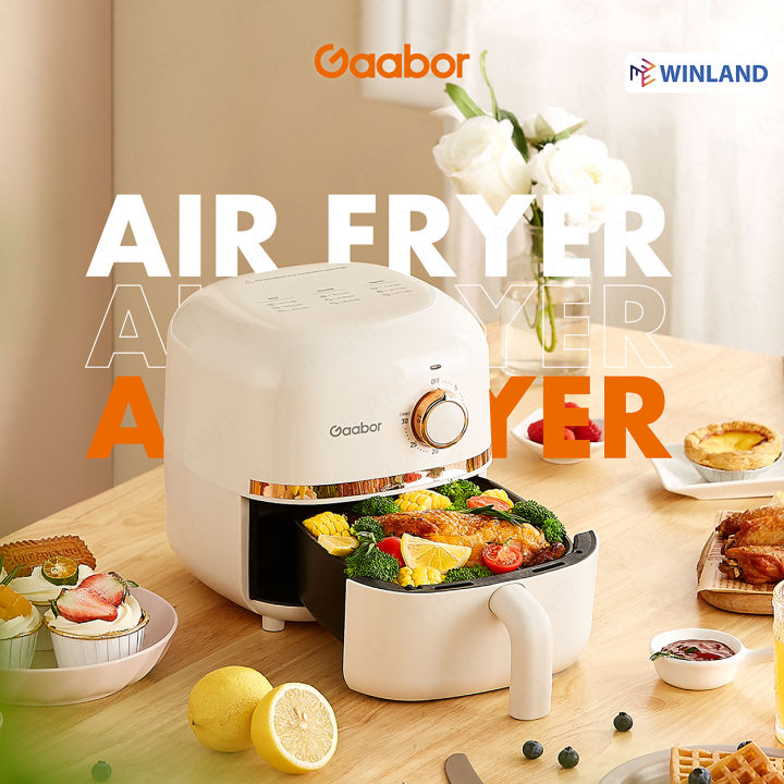 Gaabor by Winland 2Liters Air Fryer Non-Stick Coating with 360° 3 ...