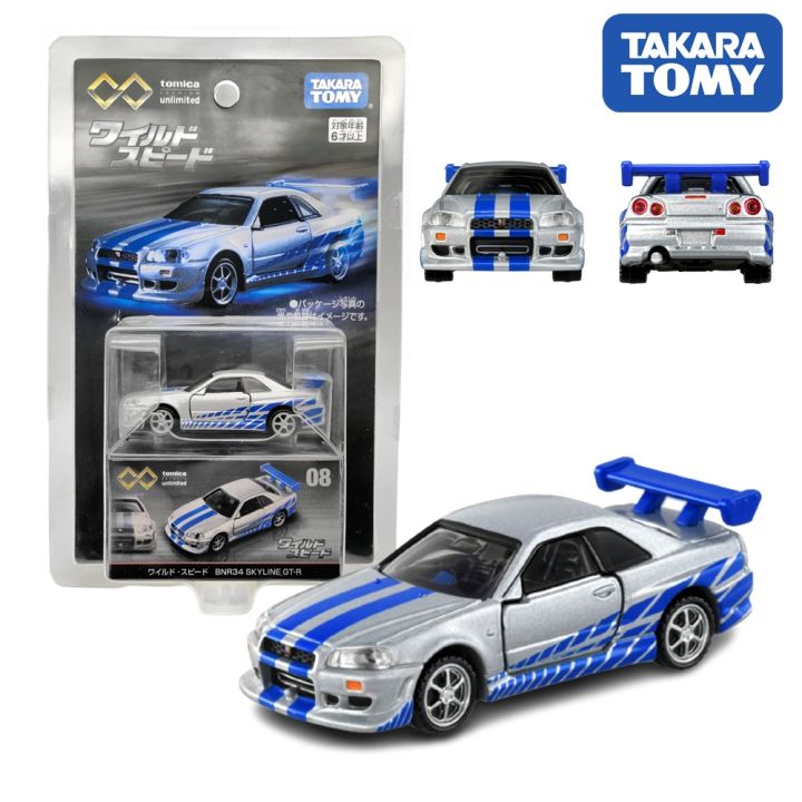 TOKARA TOMY BNR34 SKYLINE GT-R โมเดลรถเหล็ก GT-R R34 Tomica Premium unlimited ลิขสิทธิ์แท้ รถ ...