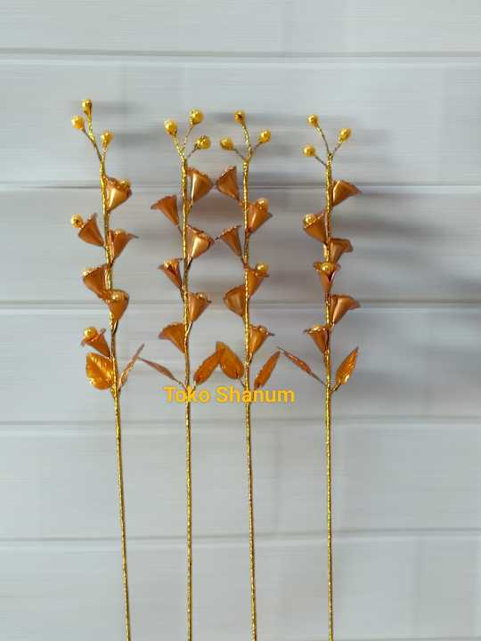 Harga 1 tangkai bunga corong emas/ bunga gold/ bunga murah/prakarya ...