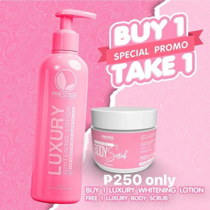 Prestige Luxury Whitening Lotion 250ml SPF50 | Lazada PH