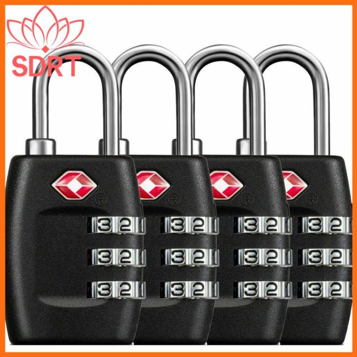 SDRT Code Lock Locker Travel Suitcase Combination Lock Password TSA ...