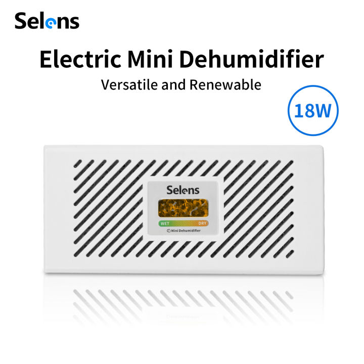 Selens Electronic Hygroscopic Card Reusable Moisture Absorb Humidity ...