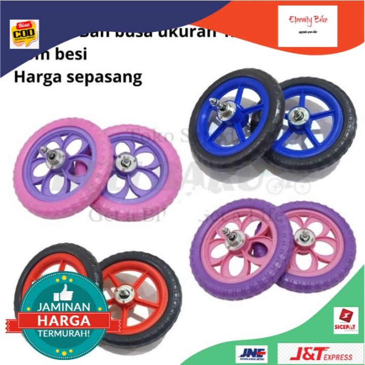 Ban Sepeda Anak Plastik Ukuran 12 inchi/ Ban Pushbike/ Roda Balance ...