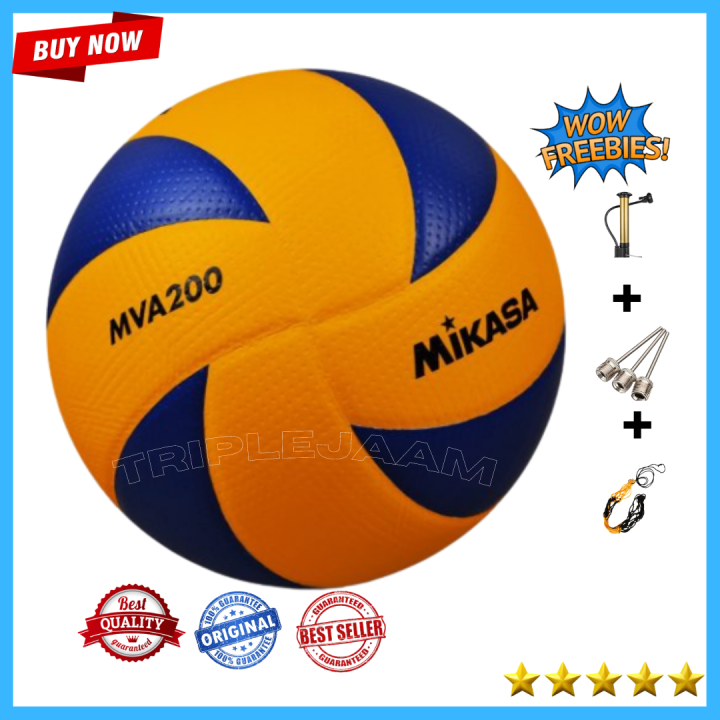 High Quality MVA 200 Volleyball Game Ball with Gas Needles and Net Bag ...