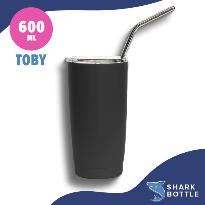 Personalized Shark Bottle | Toby | 600 mL Insulated Tumbler (Insulated ...