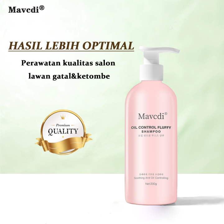 MAVCDI Shampo Anti Ketombe Dengan ekstrak tumbuhan alami Memperbaiki ...