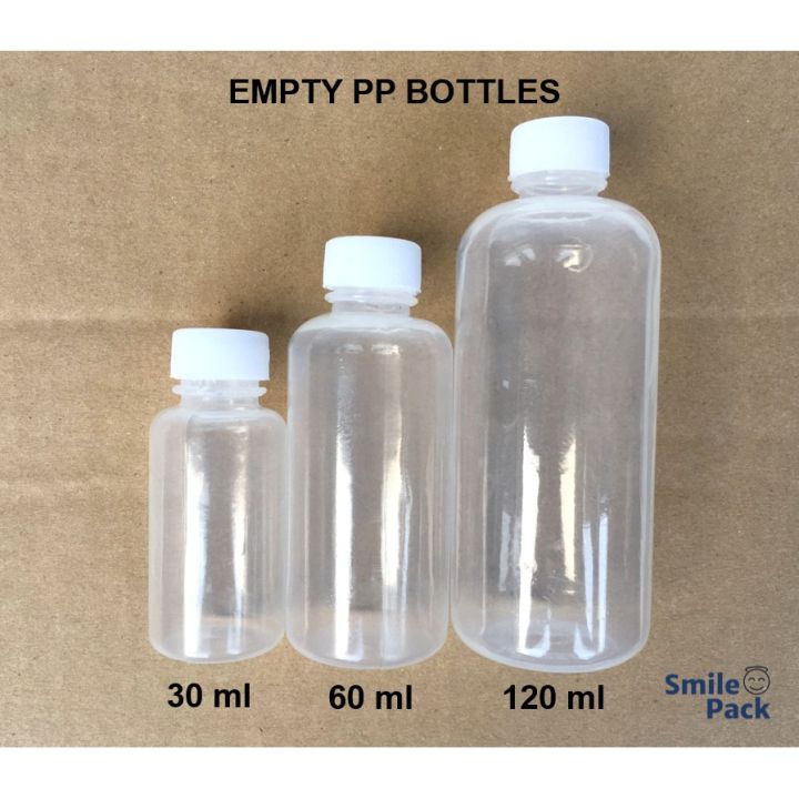 Empty PP Bottle (Acetone Bottle) - 30 ml / 60 ml / 120 ml - MAKAPAL ...