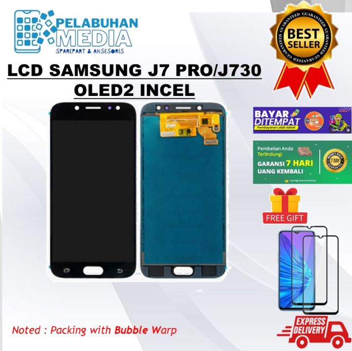 LCD SAMSUNG J7 PRO / J730 FULLSET TOUCHSCREEN OLED2 INCEL | Lazada ...
