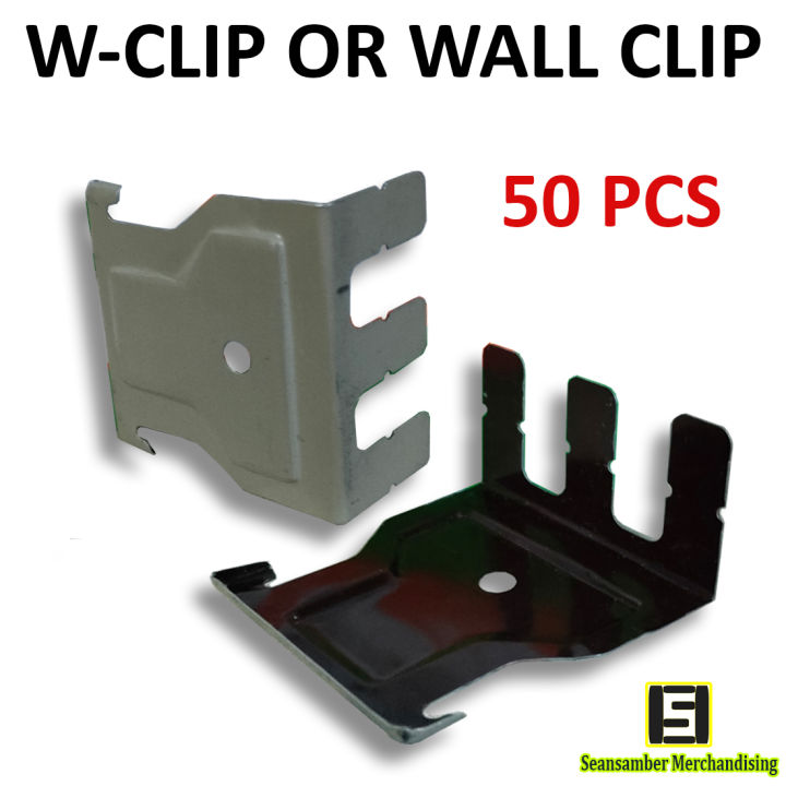 W-Clip Double Furring Clip Metal Furring Wall Clip 50pcs or 100pcs ...