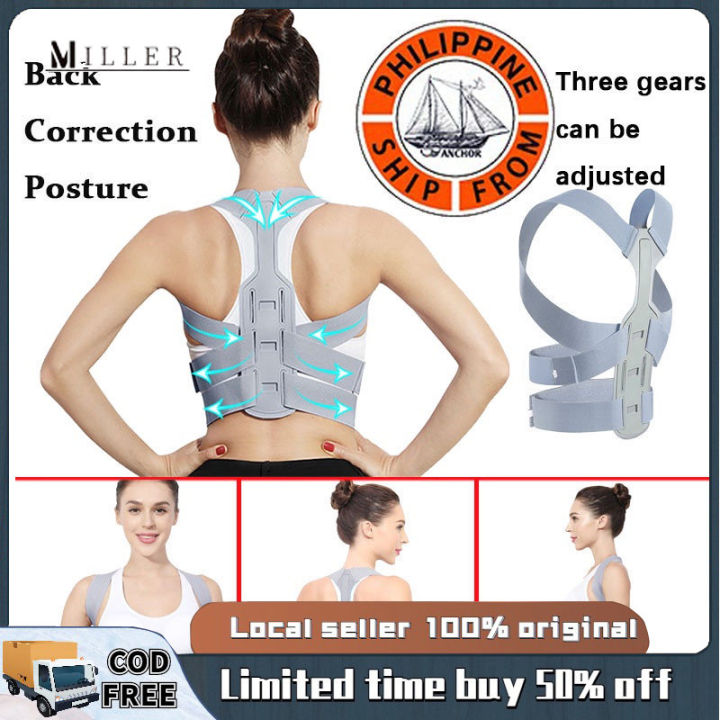 【Free Shipping+Local Ship】Back Supporter Posture Adjustable Posture ...