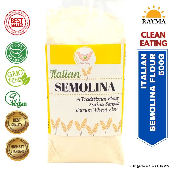CLEAN EATING Premium Classic Italian Semolina Flour, 500g | Lazada
