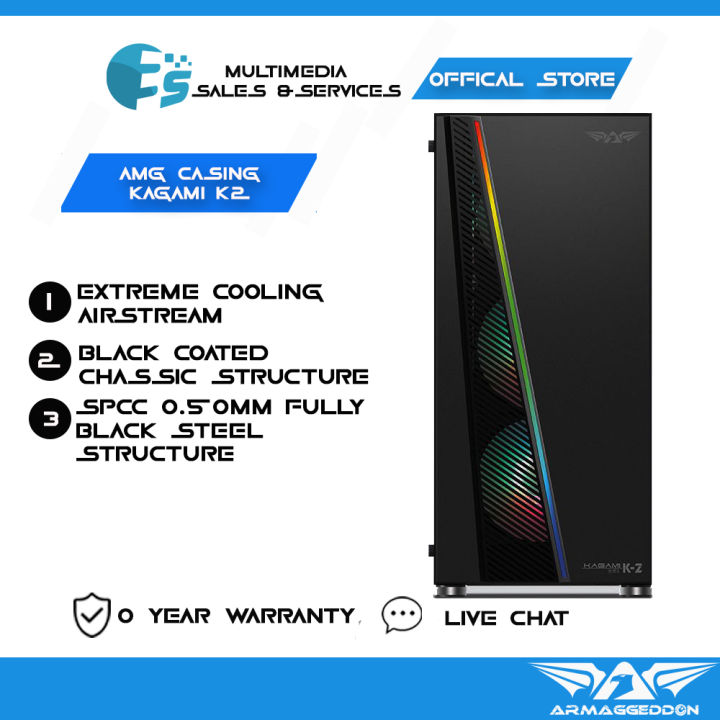 Armaggeddon Kagami K2 Excellent ATX Gaming PC with RGB Lightning Effect ...
