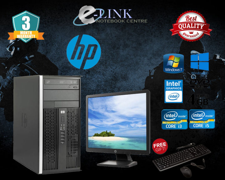 ( HP i3 i5 3th Generation Full Set Tower PC Refurbished ) i5 i3 3th ...