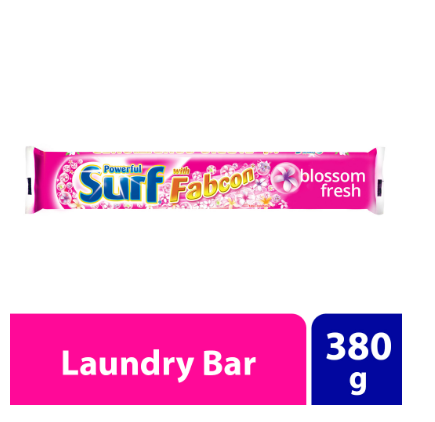Surf Pink Detergent Bar Blossom Fresh with Fabcon 380GRAMS | Lazada PH