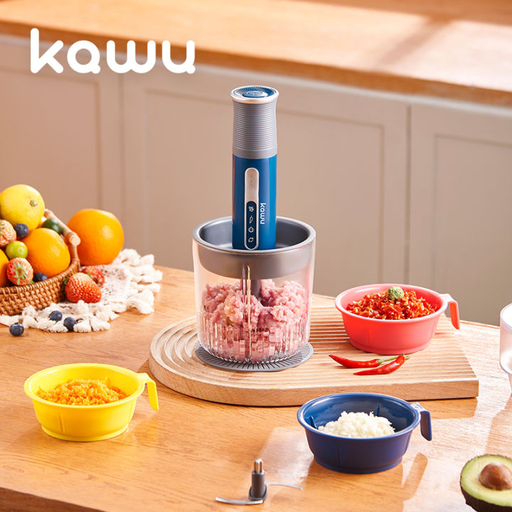 Kawu 500ml เครื่องผสมอาหาร เนื้อสัตว์ พริกขี้หนู ผัก ผลไม้ เครื่องบดอาหาร HGM-502 | Lazada.co.th