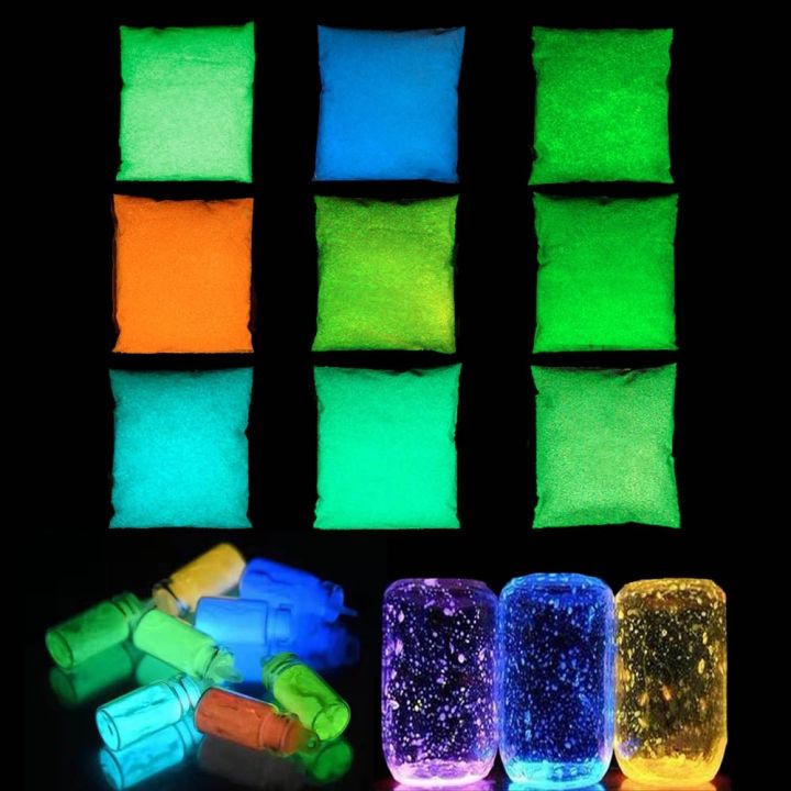 20g Colorful Luminous Sand Stone Fluorescent Super Luminous Particles ...