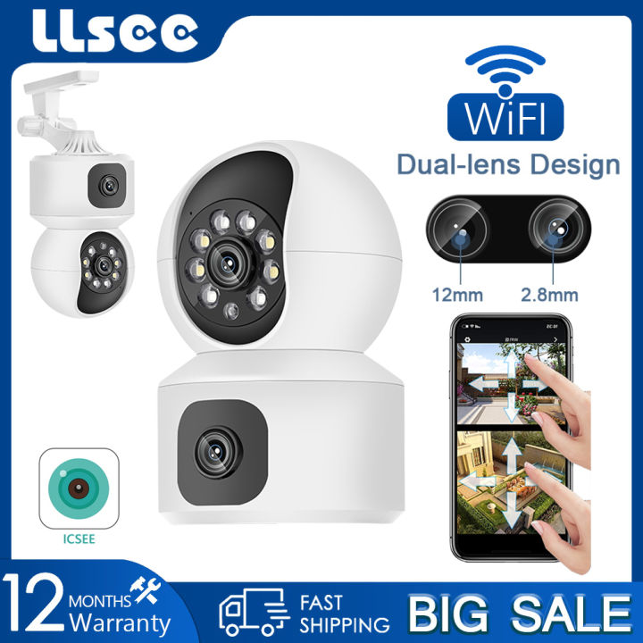 LLSEE, ICSEE, CCTV WIFI camera, indoor IP security mini camera, 4MP ...