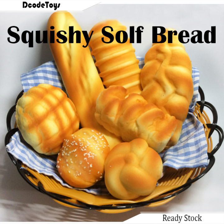 Squishy ROTI Bread stress reliever simulation soft toy softtoy ...