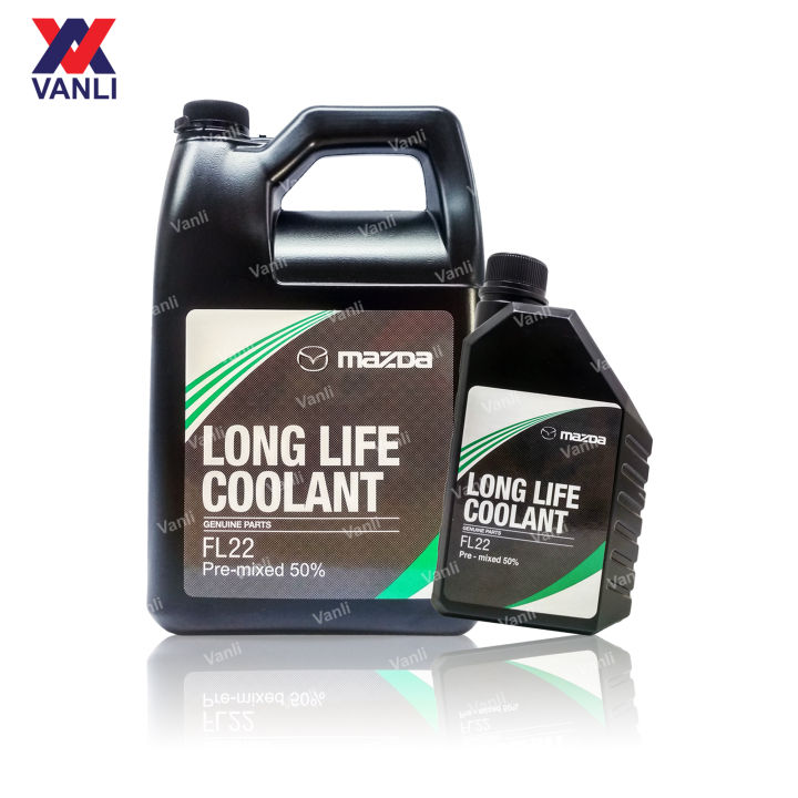 Mazda Genuine Long Life Coolant FL22 Pre-Mixed 50% - Green Color ( 1L ...
