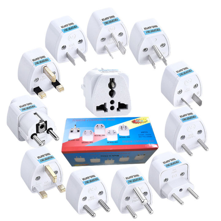 UK/EU/US/DE/AUS/ZA Conversion Plug Travel Adapter Plug Universal Multi-Country Converter Power ...