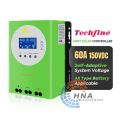 MPPT TECHFINE 60A SOLAR CHARGE CONTROLLER SCC PV SOLAR PANEL SURYA ...