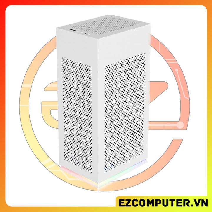 Vỏ case Aigo Yogo S1 - mini ITX LED RGB Màu Trắng - Form Đứng H1 - Nguồn SFX | Lazada.vn