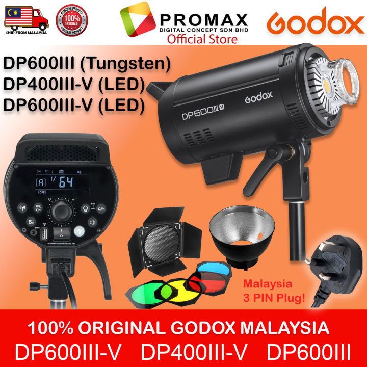 Cheapest! Godox DP600III DP400III (Single set / bandoor set ...
