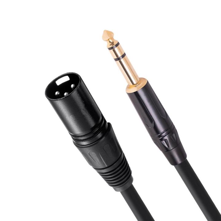6.35mm 1/4 Inch Audio Stereo Mic Cable 6.35 Jack Connector XLR 3 Pin ...