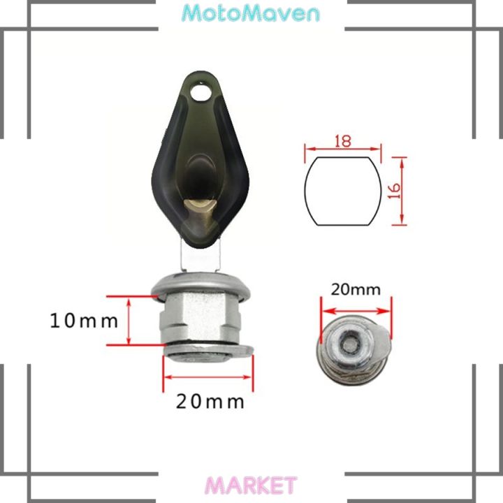 MotoMaven Original modified special lock core for motorcycle side box ...