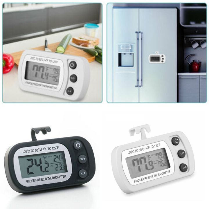 HOMESTYLISH Clear Fahrenheit/Celsius Display Digital Thermometer for ...