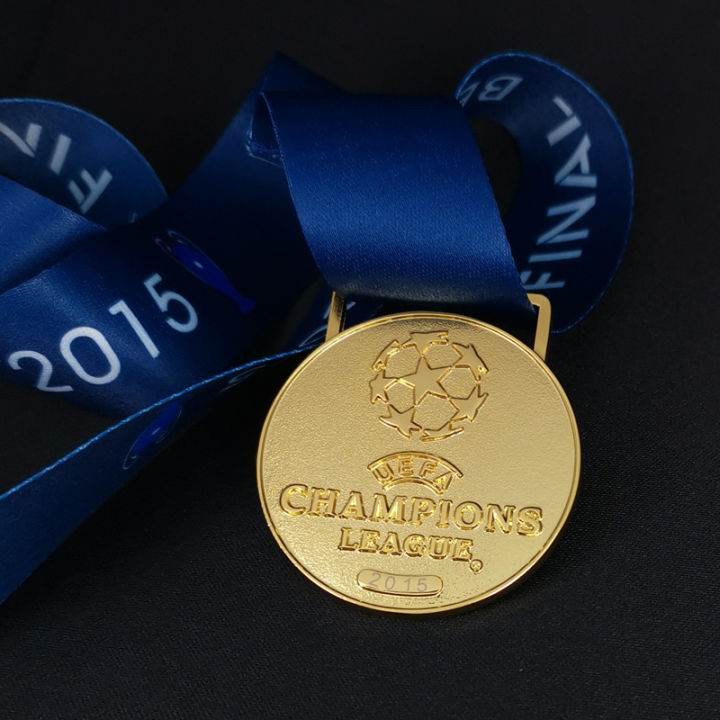 UEFA 2015 CHAMPIONS LEAGUE FINAL BERLIN GOLD MEDAL WINNER BARCELONA ...