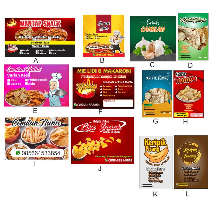 Cetak Sticker Desain Lucu - 100 pcs - Cetak Label Kemasan - Cetak ...