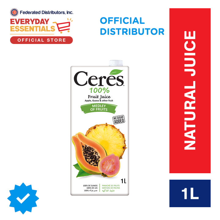 Ceres Fruit Juice - Medley of Fruits 1 Liter | Lazada PH
