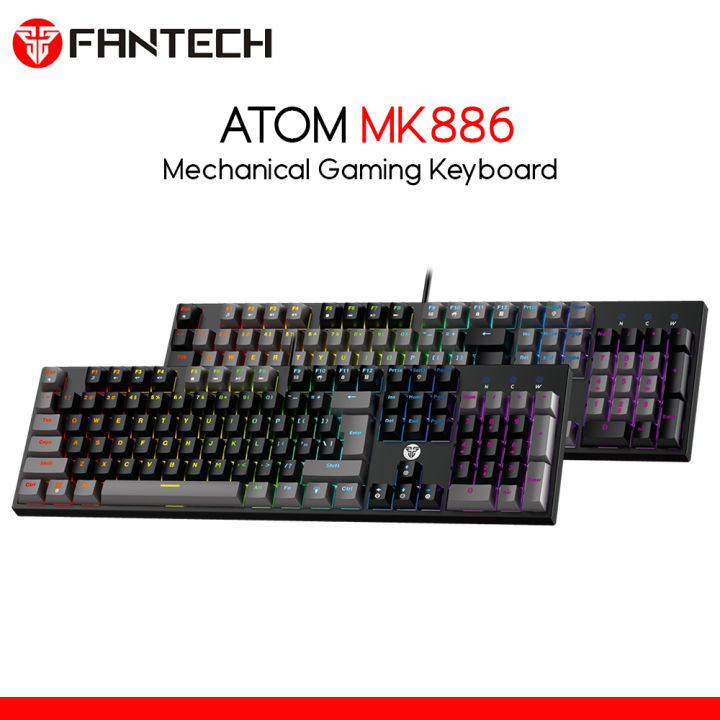 Fantech Gaming Keyboard Atom MK886 Mechanical Gaming Keyboard with ...