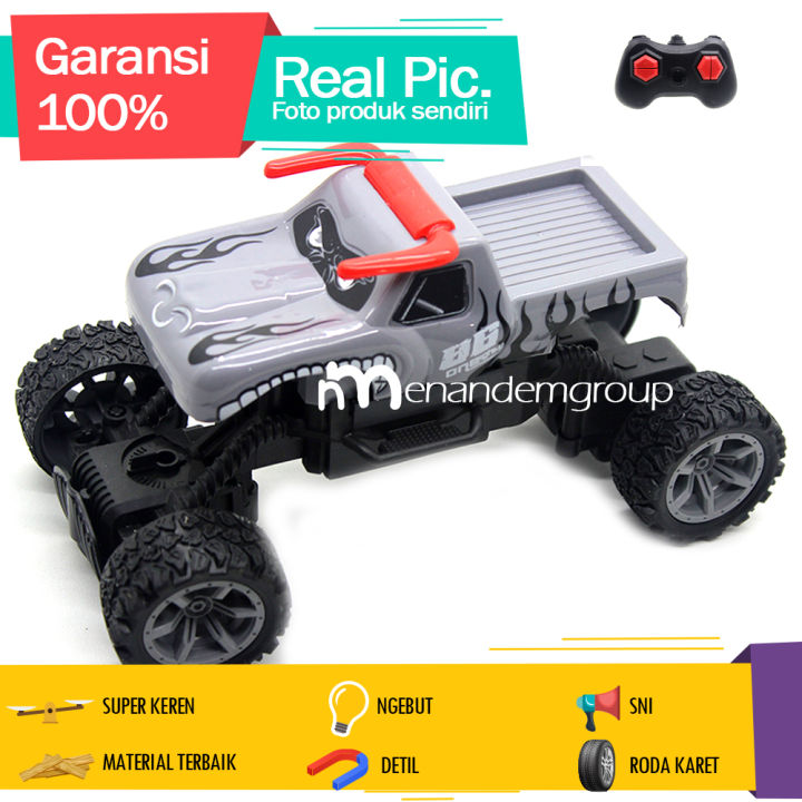 Mainan Mobil Remot Kontrol RC Offroad Jeep Monster Bull | Lazada Indonesia