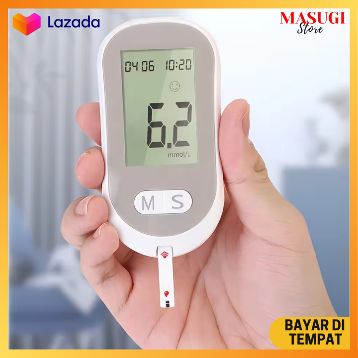 Alat Cek Gula Darah Akurasi Tinggi Glucometer Kit 50 Test Strips ...