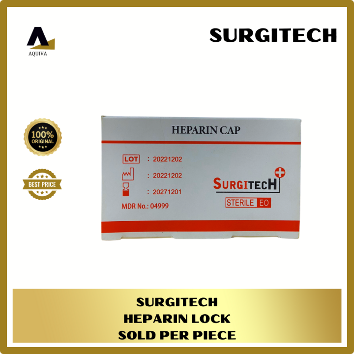 First Aid Heparin Lock / Cap - Hep Lock / Hep Cap (10 PIECE) | Lazada PH