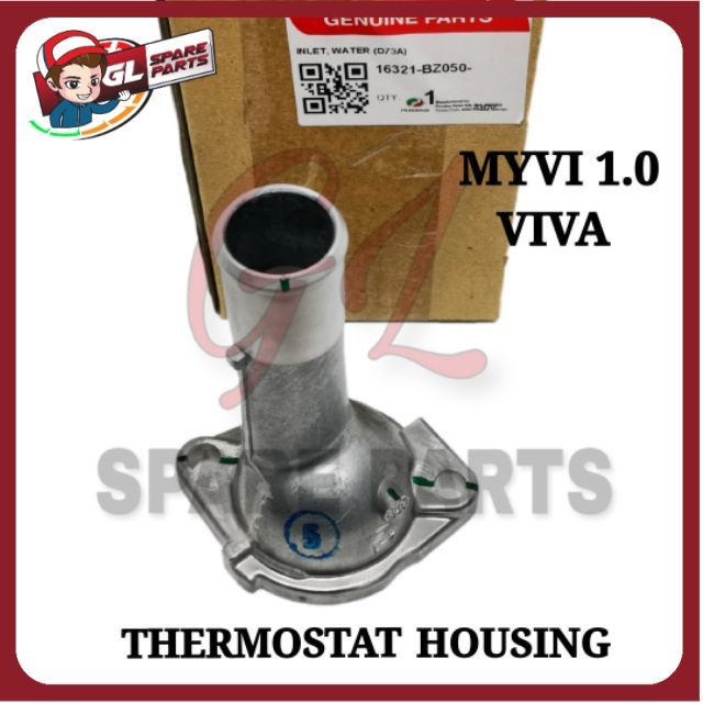 THERMOSTAT HOUSING (ORIGINAL) PERODUA VIVA,MYVI 1.0 (16321-BZ050) TOP ...