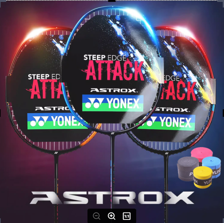YONEX Full Carbon Fiber Single ASTROX 100zz Original Badminton Racket With Bag and Free Grip ...